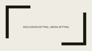 Discussion setting , media setting 04 (wp) | PPTX