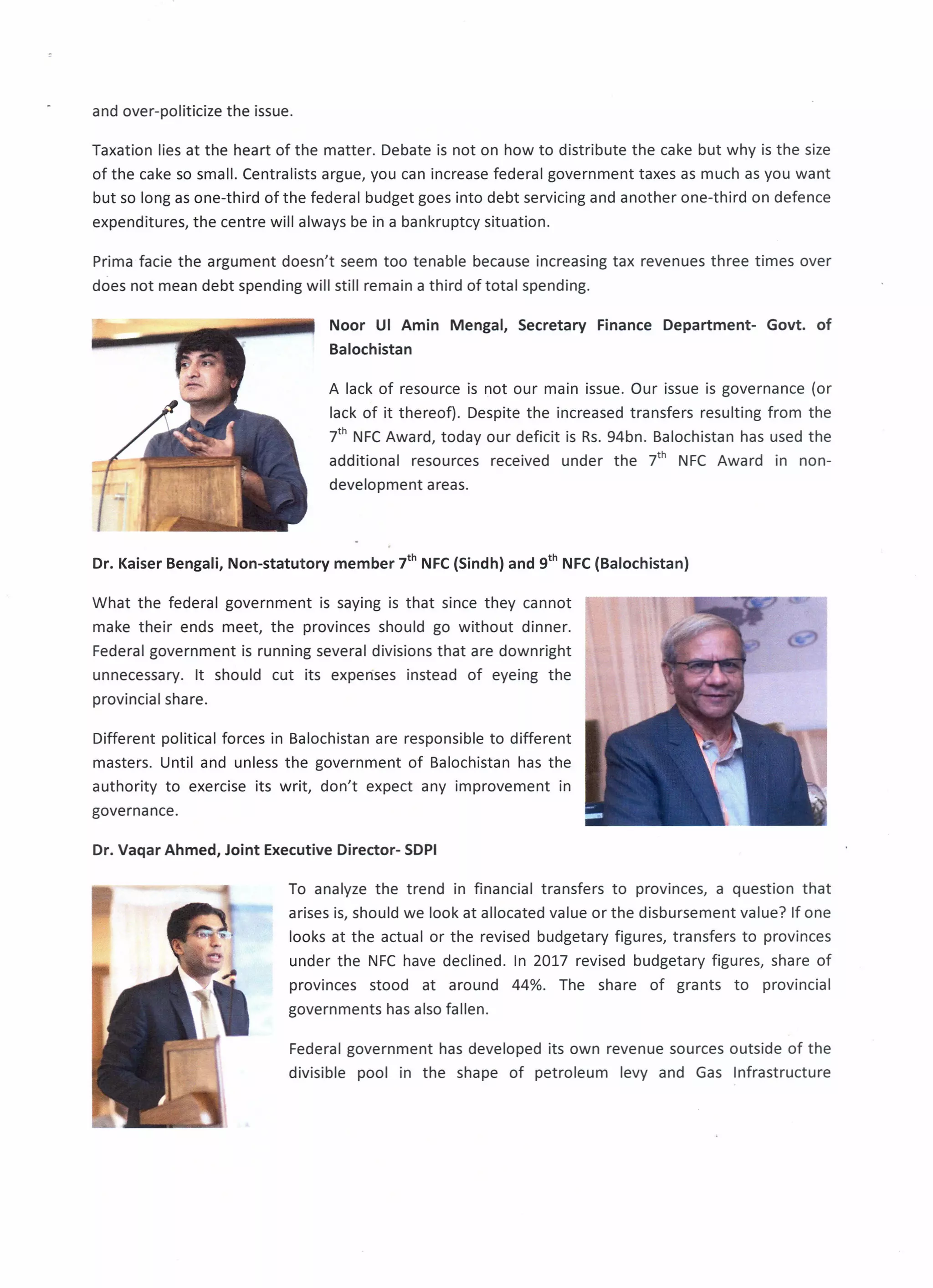 National Finance Commission (NFC) Reforms | PDF