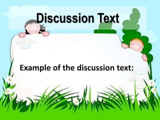 Discussion text | PPTX | Power and Energy Industry | Industries