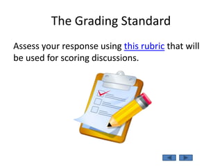Discussion tutorial | PPSX | Educational Assessment | Education