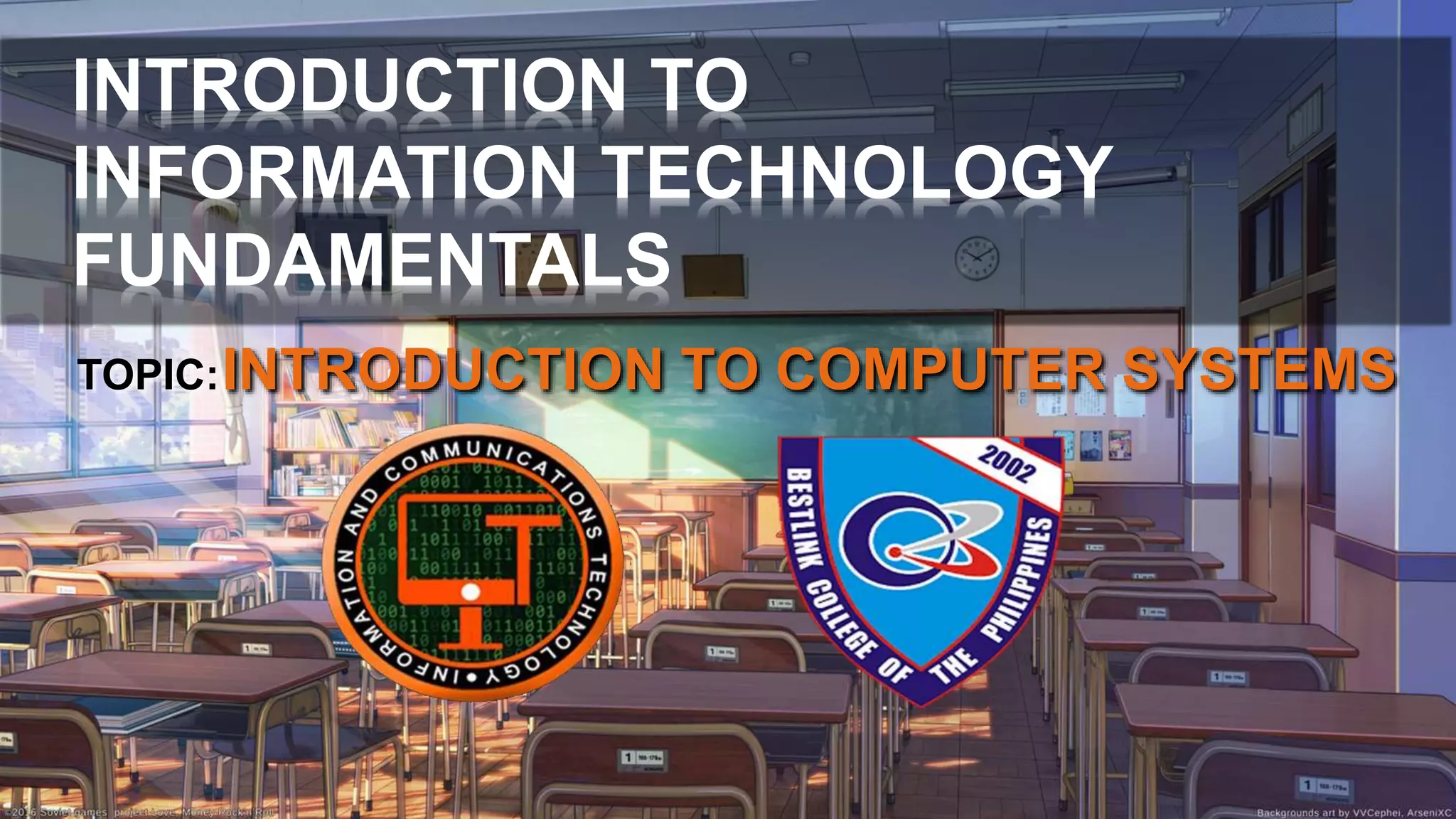 ICT 1 Week 2 Discussion - Introduction to Computer System (PowerPoint ...