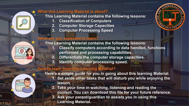 ICT 1 Week 2 Discussion - Introduction to Computer System (PowerPoint) | PPSX