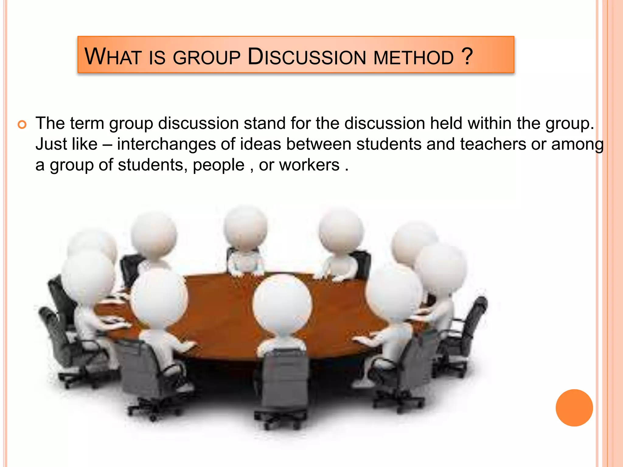 group - Discussion method for environment education | PPTX