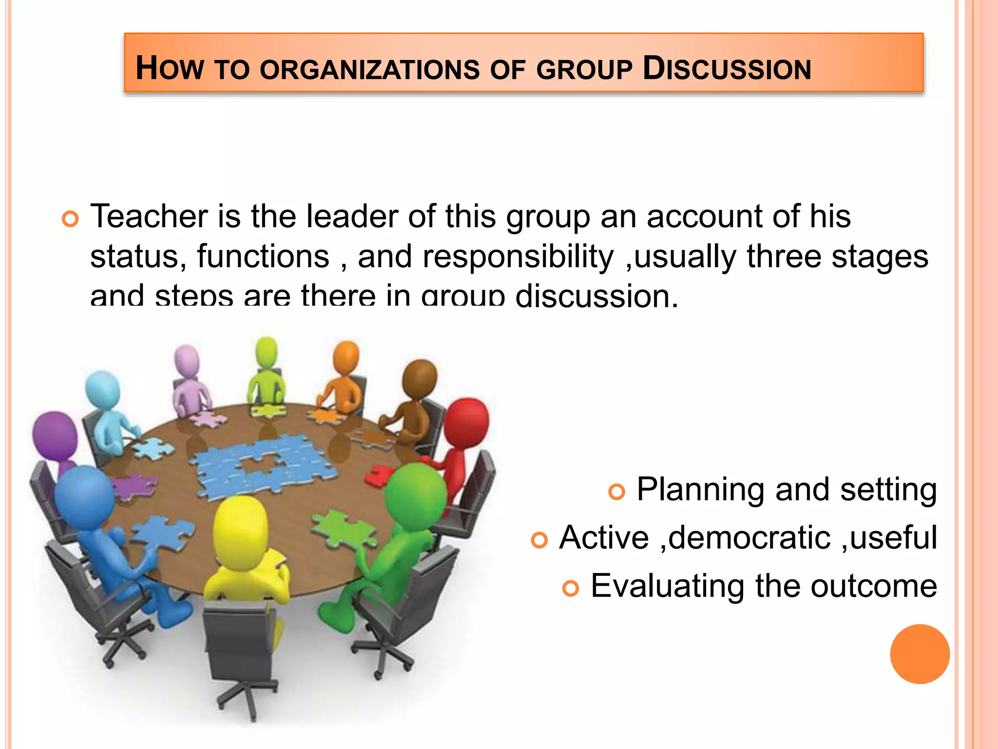 group - Discussion method for environment education | PPTX