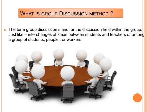 group - Discussion method for environment education | PPTX | Education