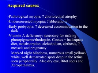 Discuss Night Blindness! | PPT