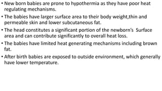 discuss temperature regulation in neonates.pptx