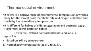 discuss temperature regulation in neonates.pptx