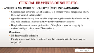 DISCUSS THE COMPLICATIONS OF SCLERITIS.pptx
