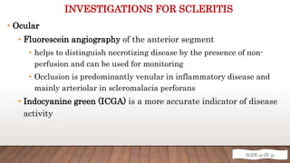 DISCUSS THE COMPLICATIONS OF SCLERITIS.pptx