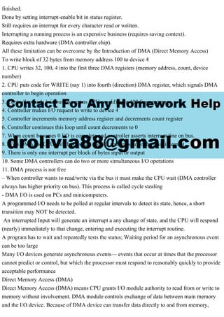 discuss the drawbacks of programmed and interrupt driven io and des.pdf