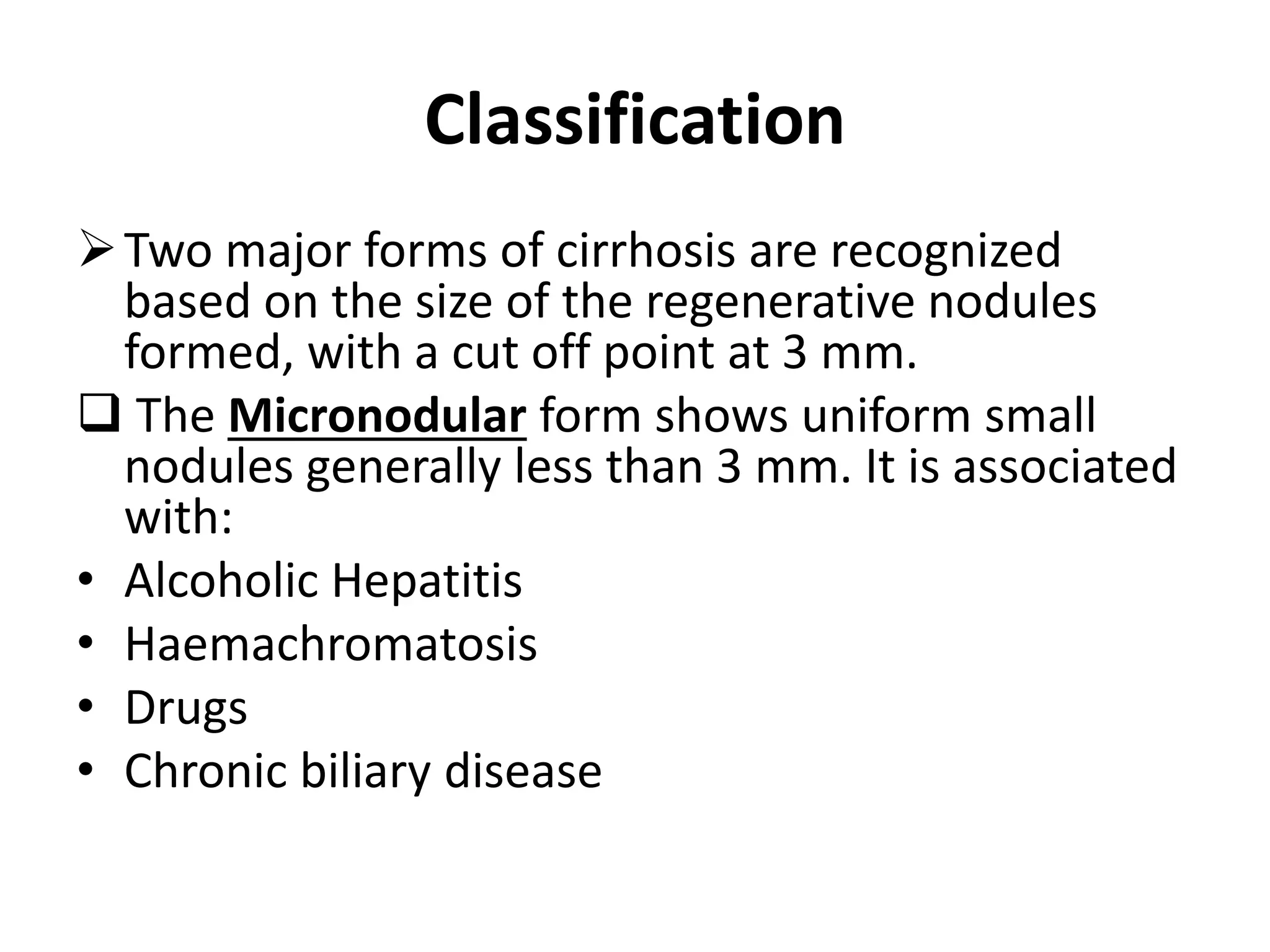 The pathogenesis of liver cirrhosis and fibrosis | PPTX