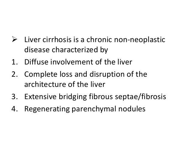 The pathogenesis of liver cirrhosis and fibrosis