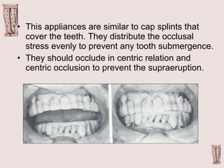 Discuss the role of rx partial denture/ certificate programs in ...