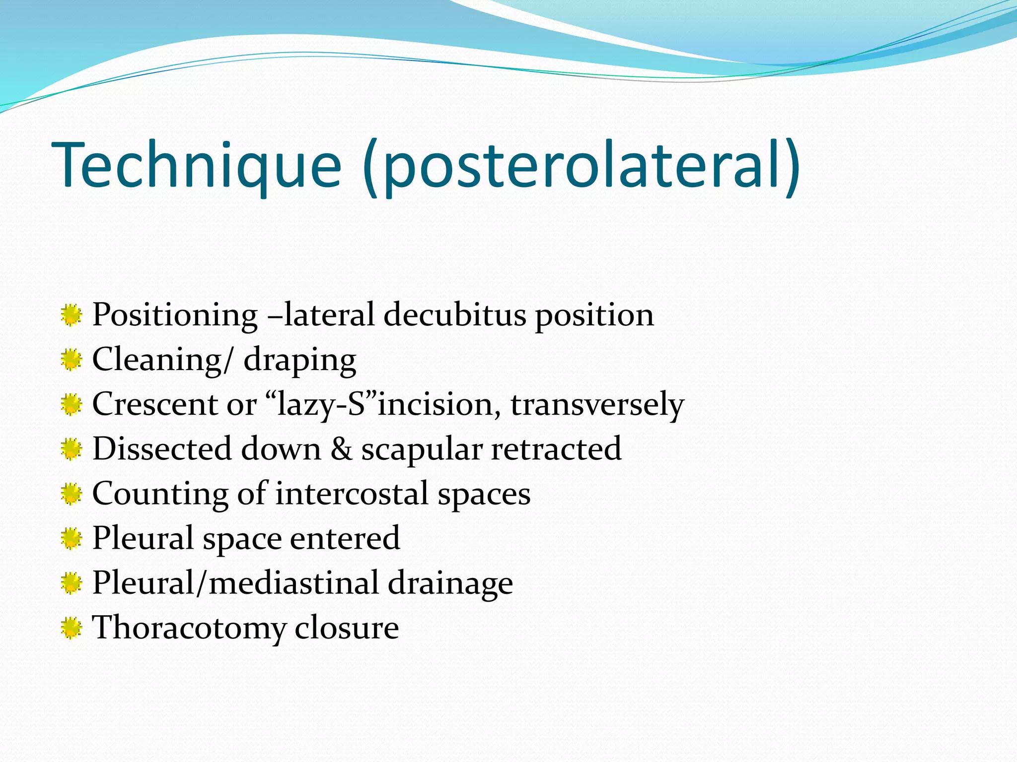 Discuss thoracic incisions(1) copy | PPTX