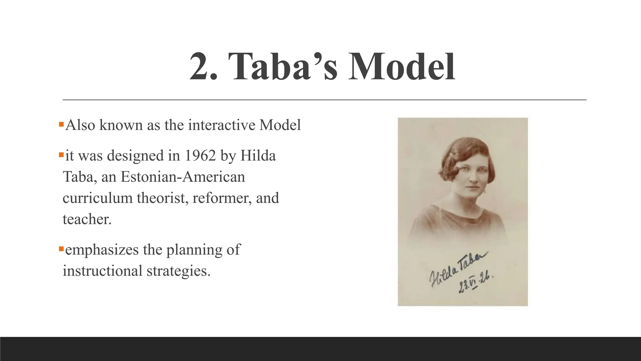 Discuss three models of Curriculum Development.pptx