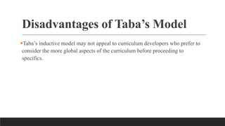 Discuss three models of Curriculum Development.pptx