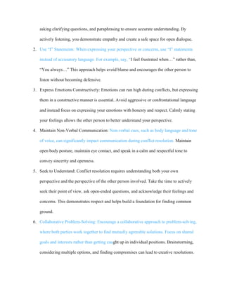 Discus the best Communication in Conflict Resolution {updated 2023].docx