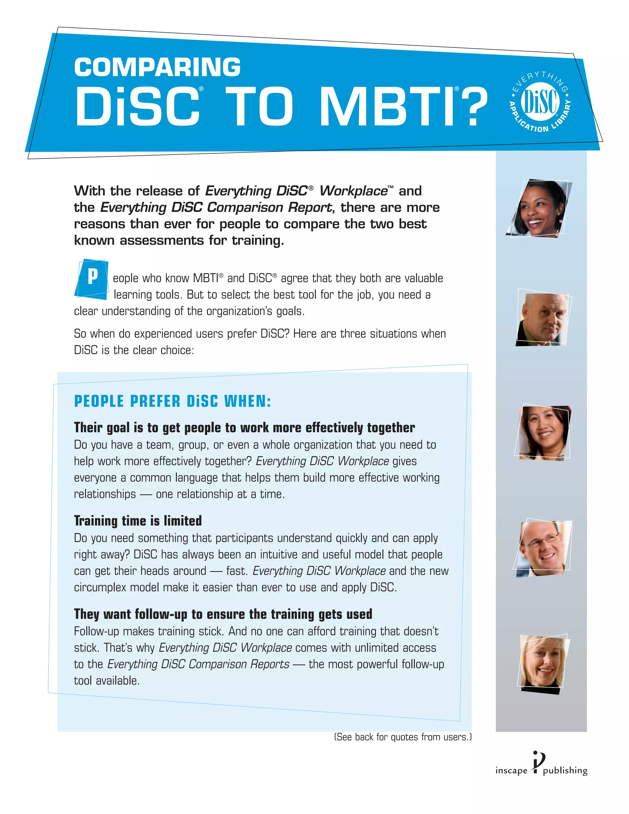 DiSC v mbti | PDF