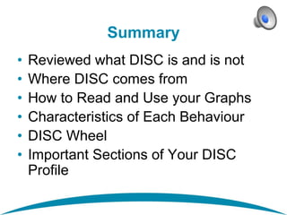 DiSC Profile Insight: DiSC Walkthrough | PPTX