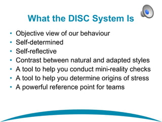 DiSC Profile Insight: DiSC Walkthrough | PPTX