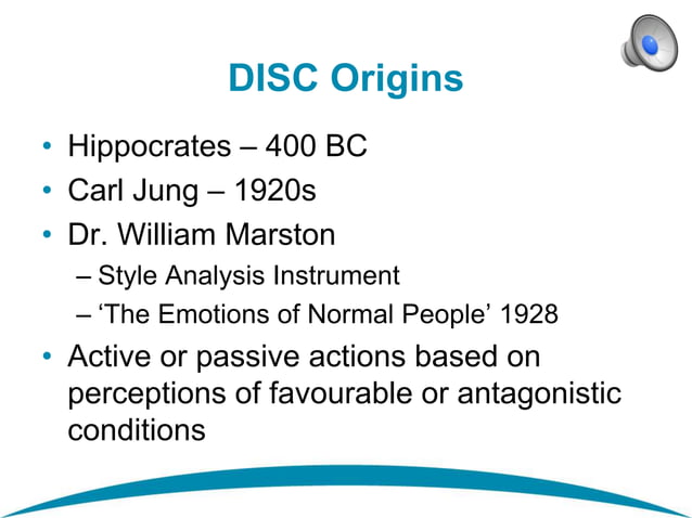 DiSC Profile Insight: DiSC Walkthrough | PPT