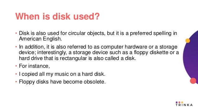 Disc Vs. Disk- What Is The Difference? | PPTX