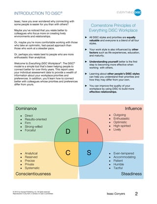 DiSC Workplace Profile Report | PDF