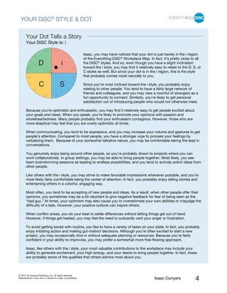 DiSC Workplace Profile Report | PDF