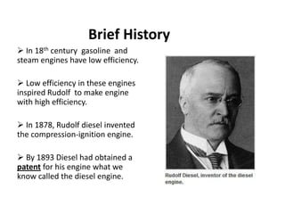 presentation on Diseal engine | PPTX