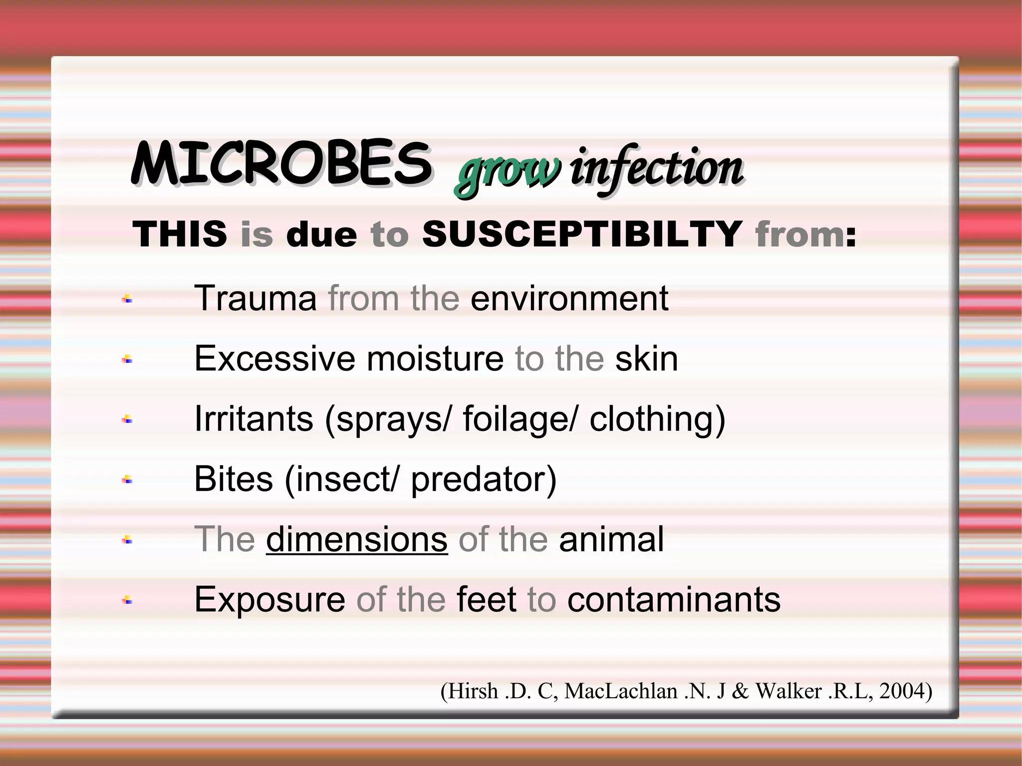 Disease Process in Animals: Foot Rot in Cattle | PPT
