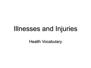 Disease vocabulary | PPT