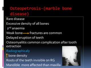 Oral pathology - Disease of-jaw-bone | PPTX
