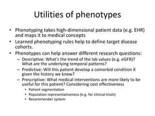 Data-driven Disease Phenotyping and Bulk Learning | PPT