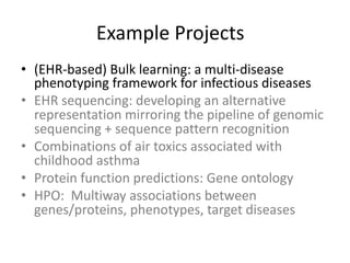 Data-driven Disease Phenotyping and Bulk Learning | PPT