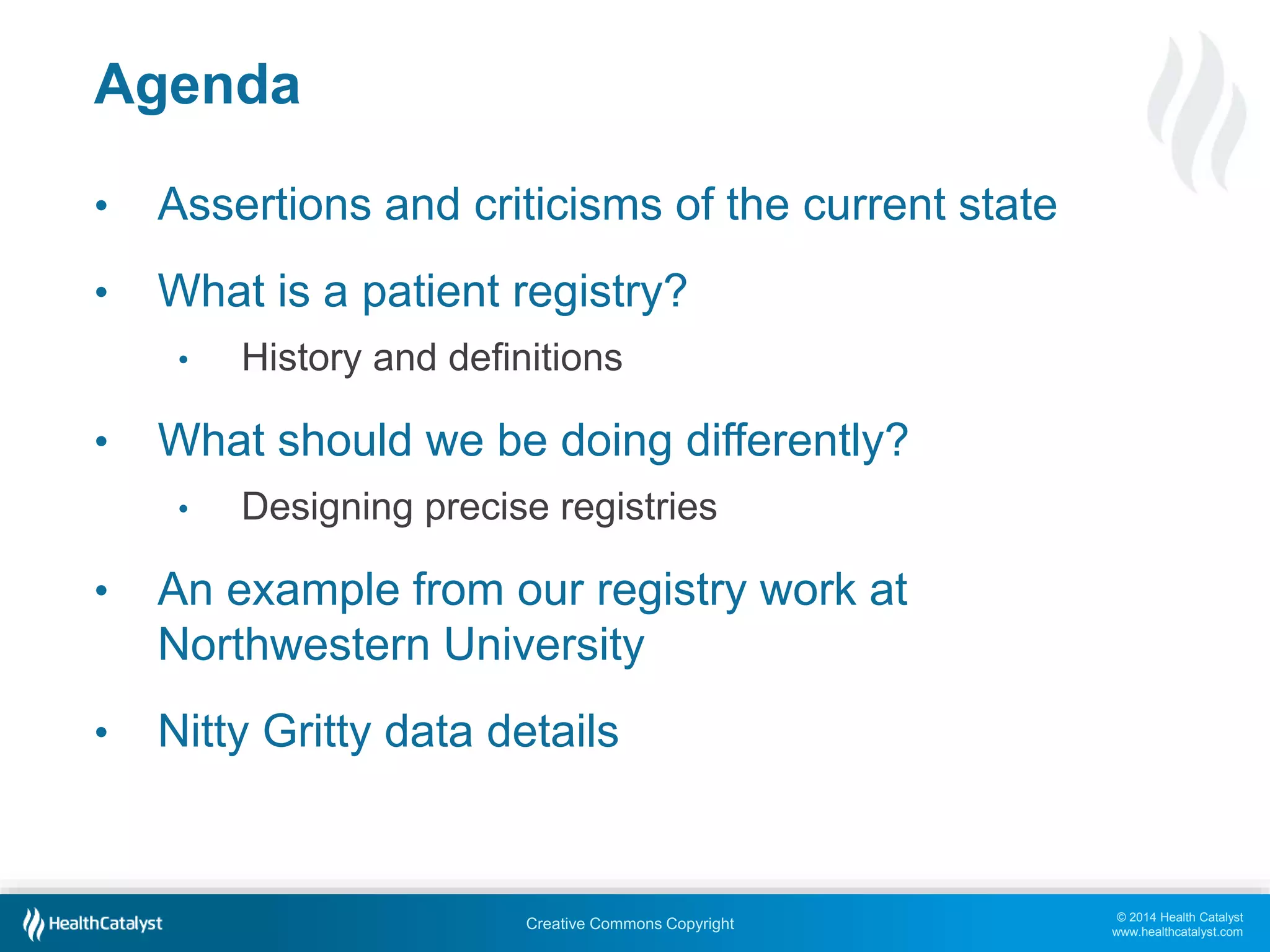 Precise Patient Registries for Clinical Research and Population ...