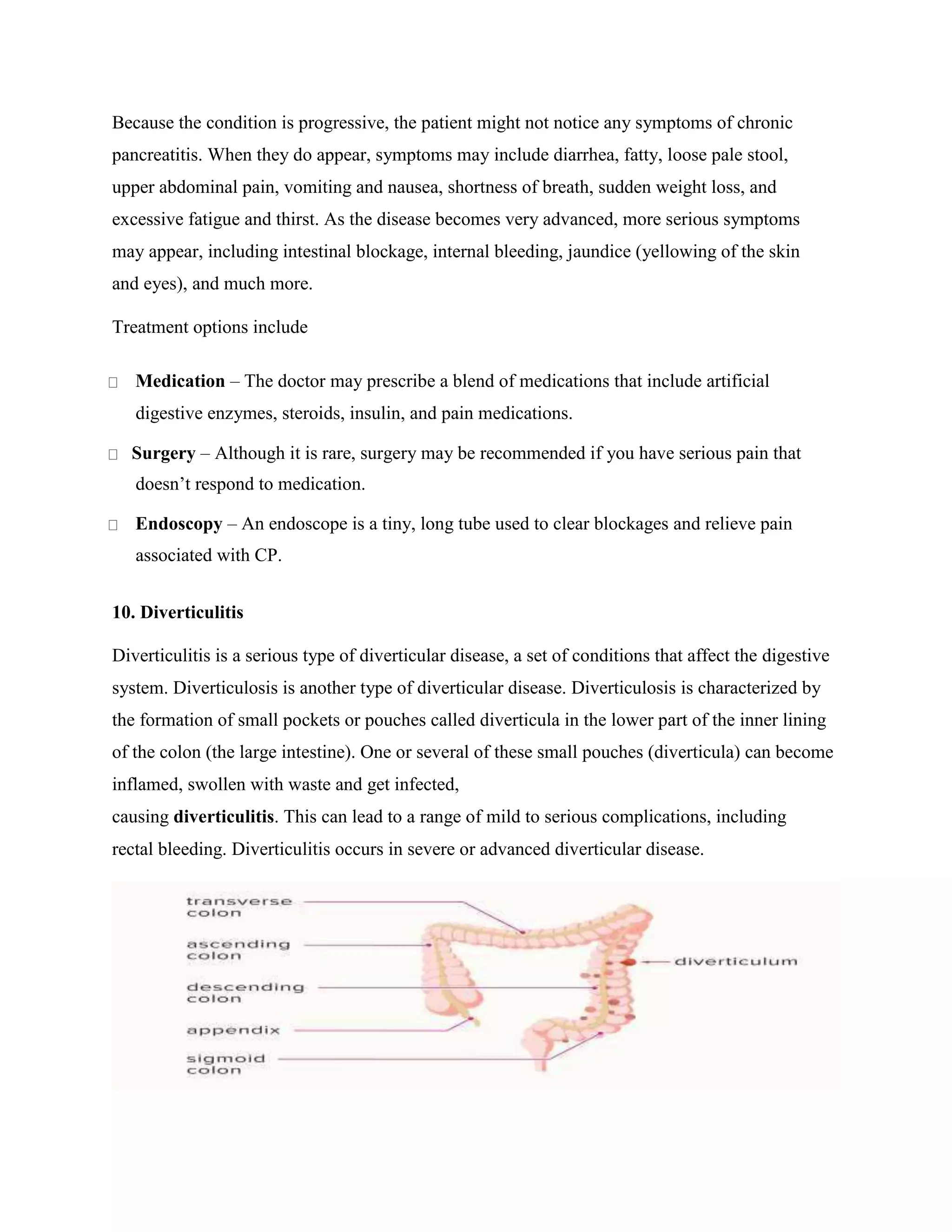 Disease associated with gastrointestinal tract and its treatment.docx ...