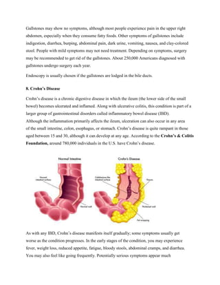 Disease associated with gastrointestinal tract and its treatment.docx ...