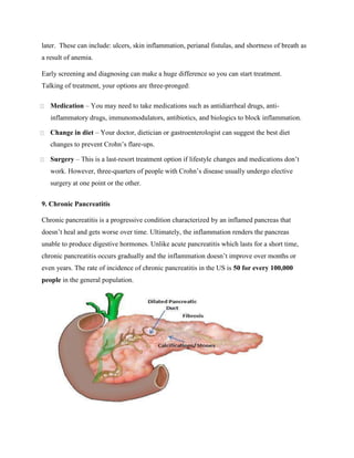 Disease associated with gastrointestinal tract and its treatment.docx ...