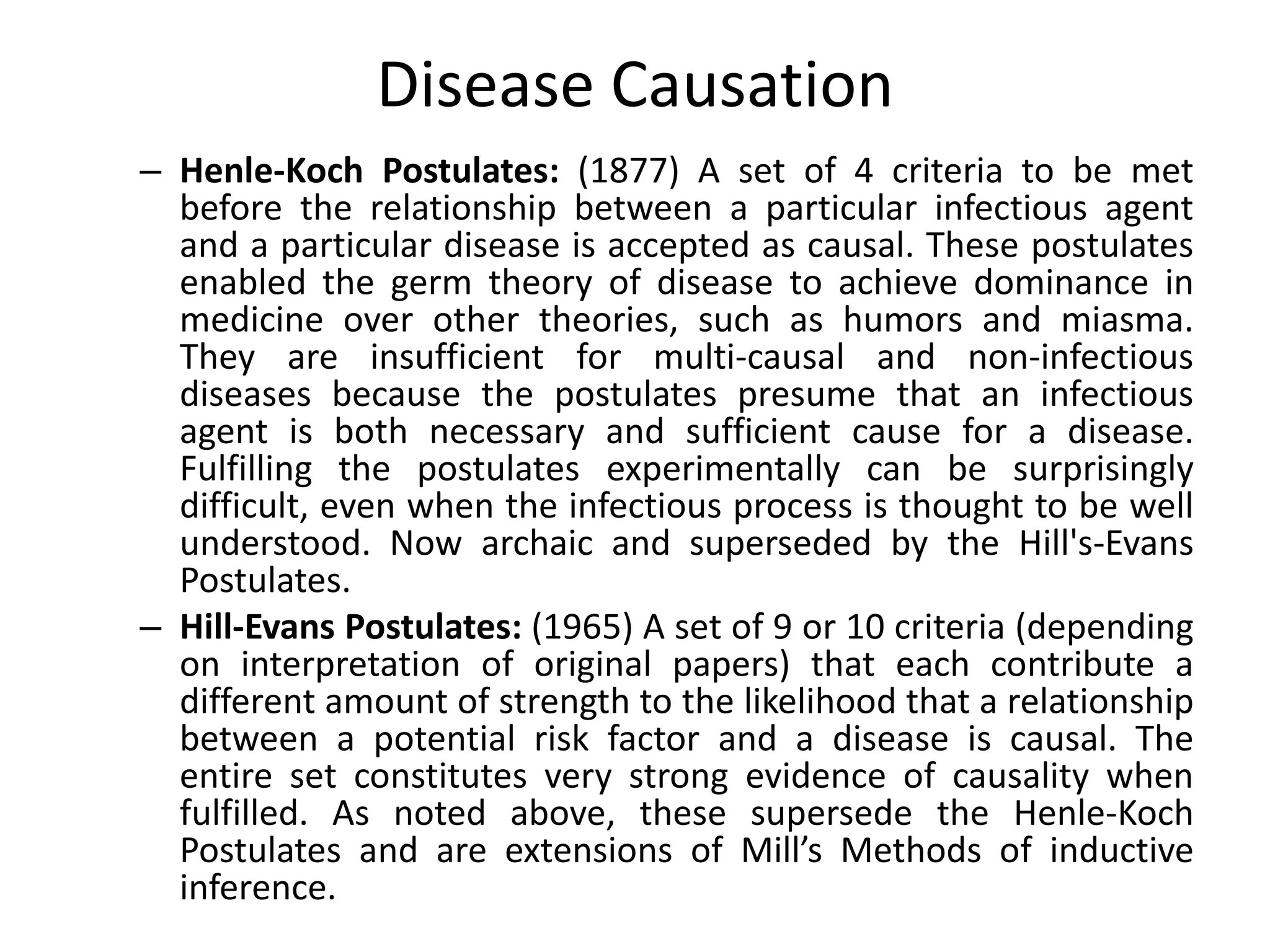 Disease causation | PPTX