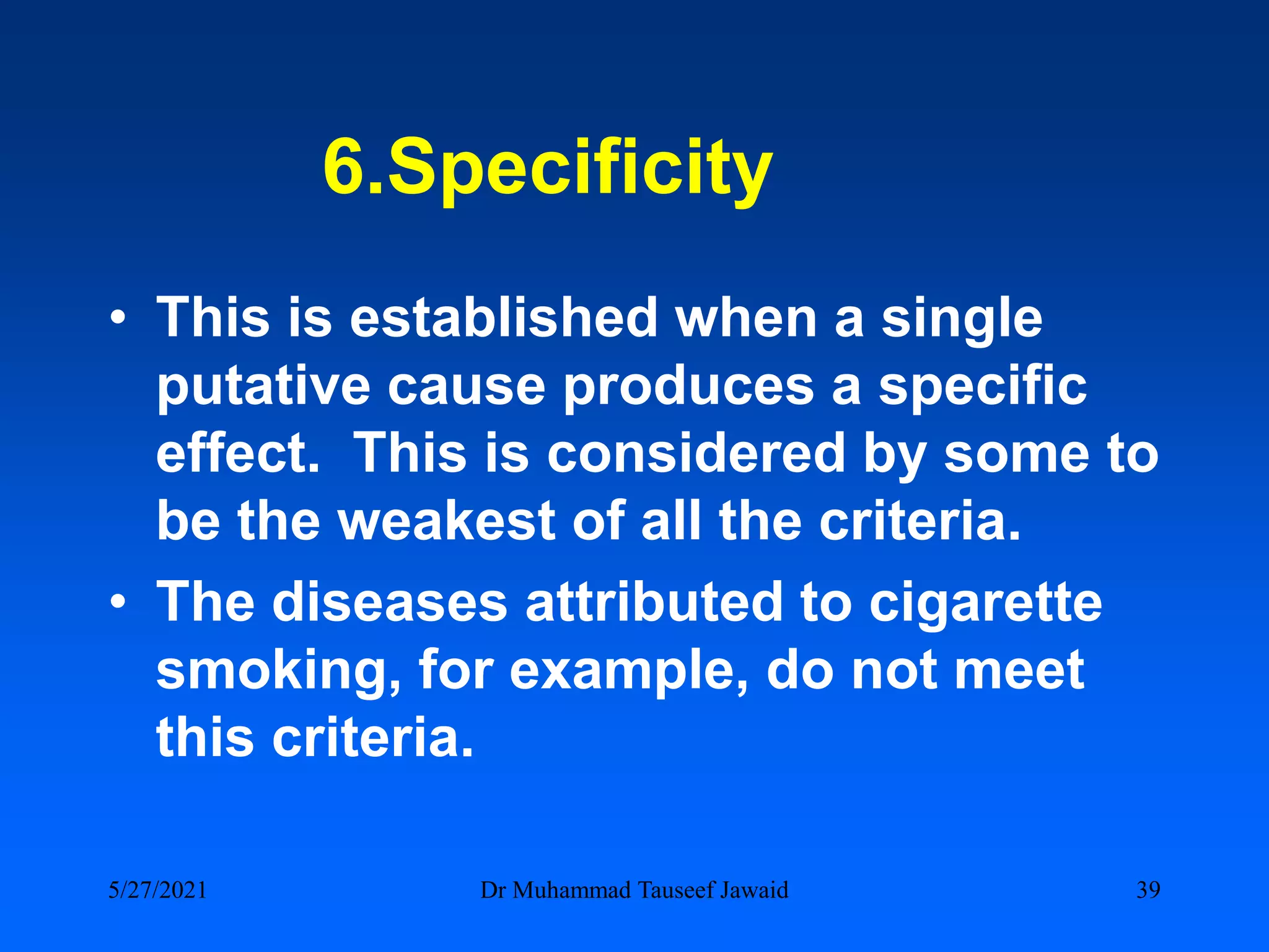 Disease causation. lecture 2021 2022 class-1 | PPTX