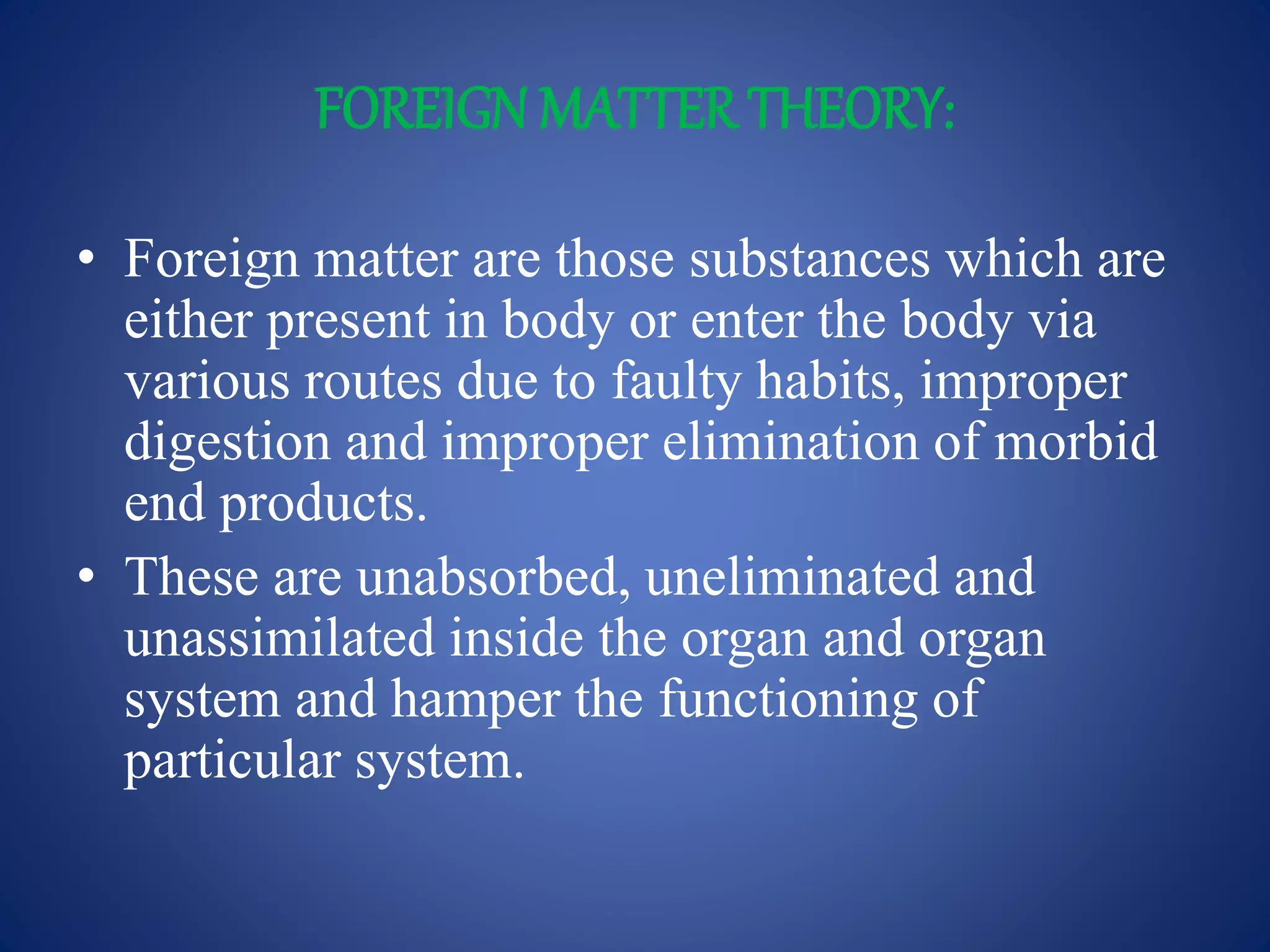 #Disease cure in Naturopathy, # Theories in Nature cure | PPTX