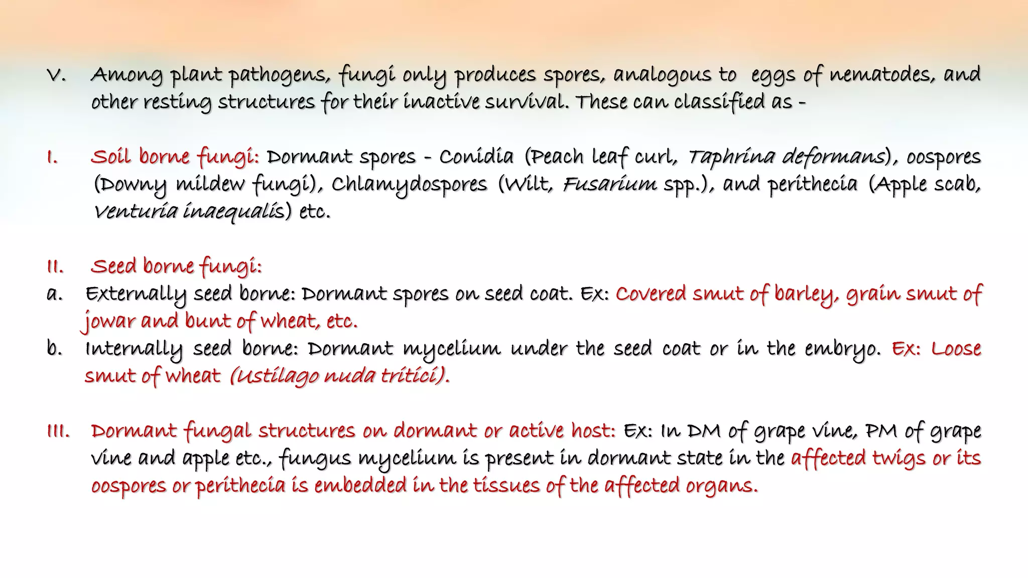 Disease cycle in plant diseases | PDF