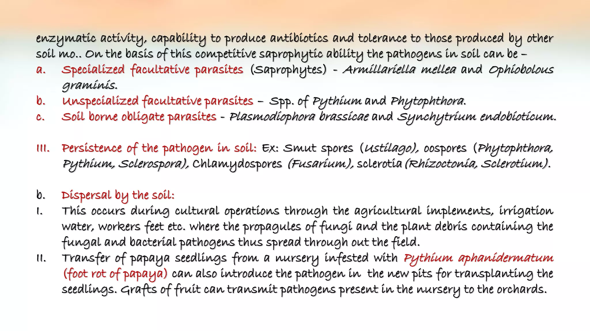 Disease cycle in plant diseases | PDF