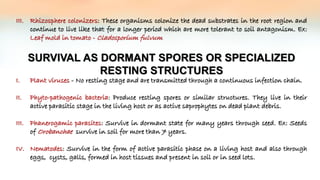 Disease cycle in plant diseases | PDF
