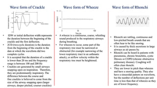 Lung disease detection by sound analysis techniques | PPT
