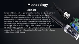 Disease Diagnosis from urine using Sensors | PPT