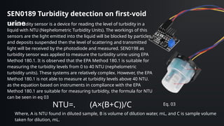 Disease Diagnosis from urine using Sensors | PPT