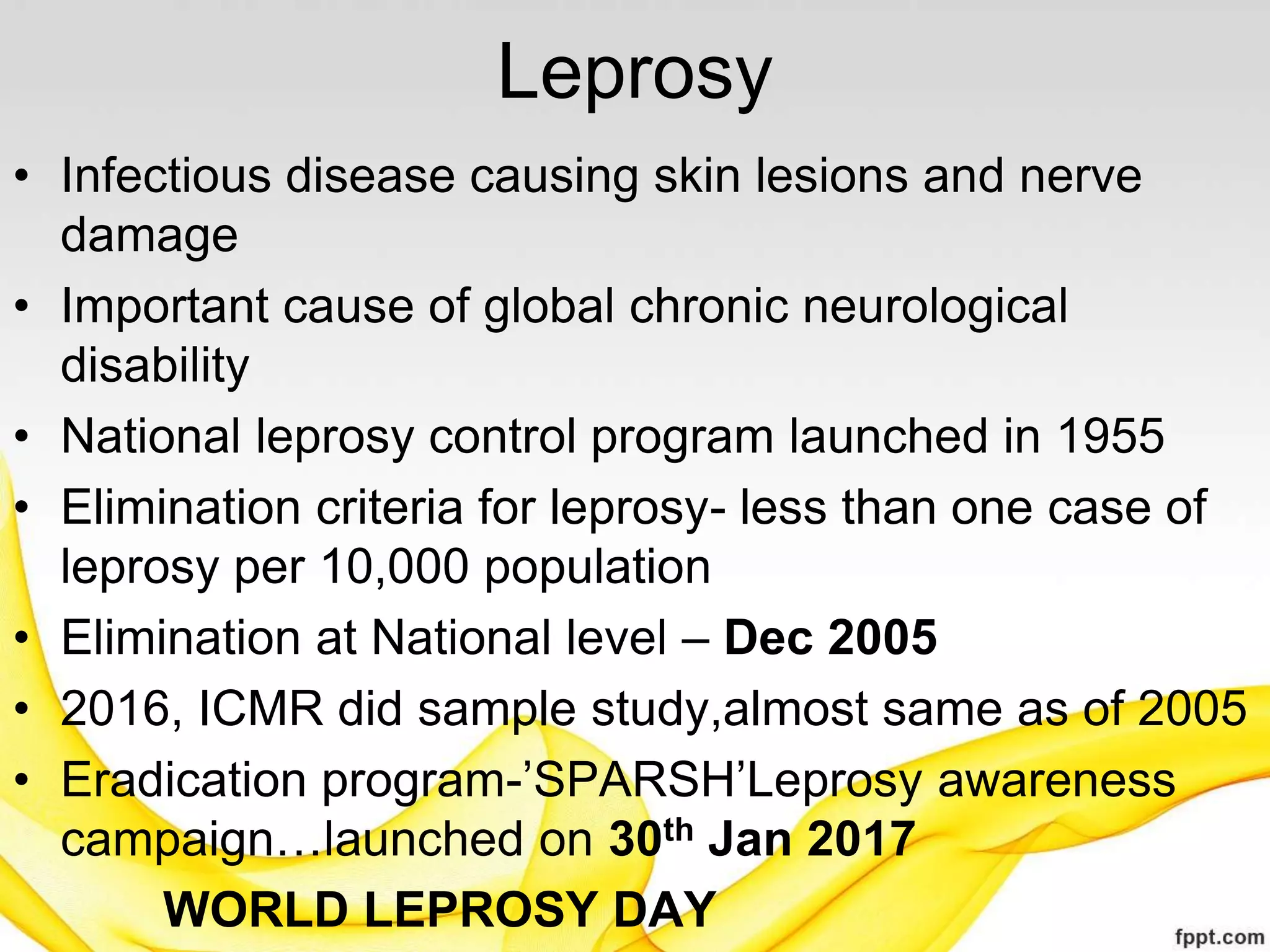 Disease for control elimination & eradication | PPTX