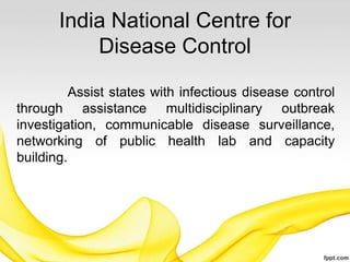 Disease for control elimination & eradication | PPTX